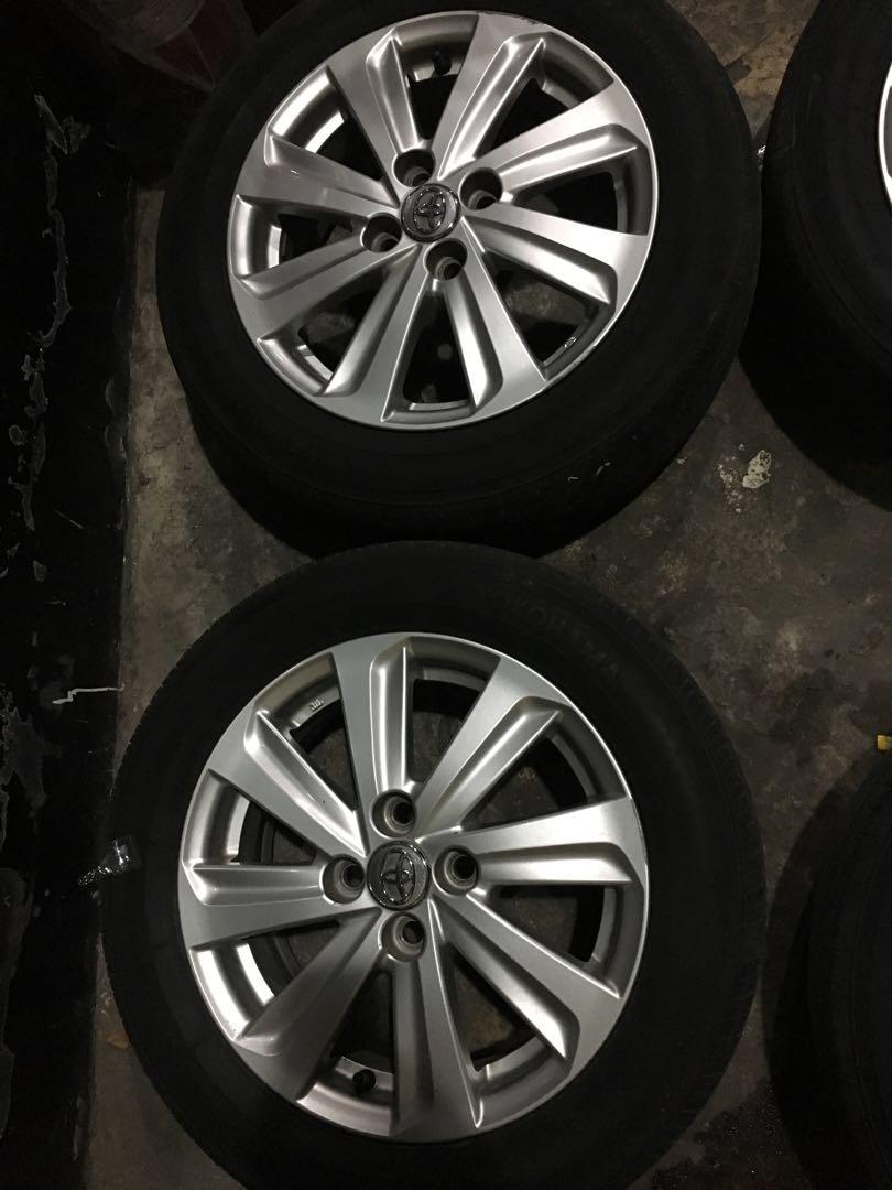 Toyota Vios Brand new tires and stock mags, Car Parts & Accessories on ...