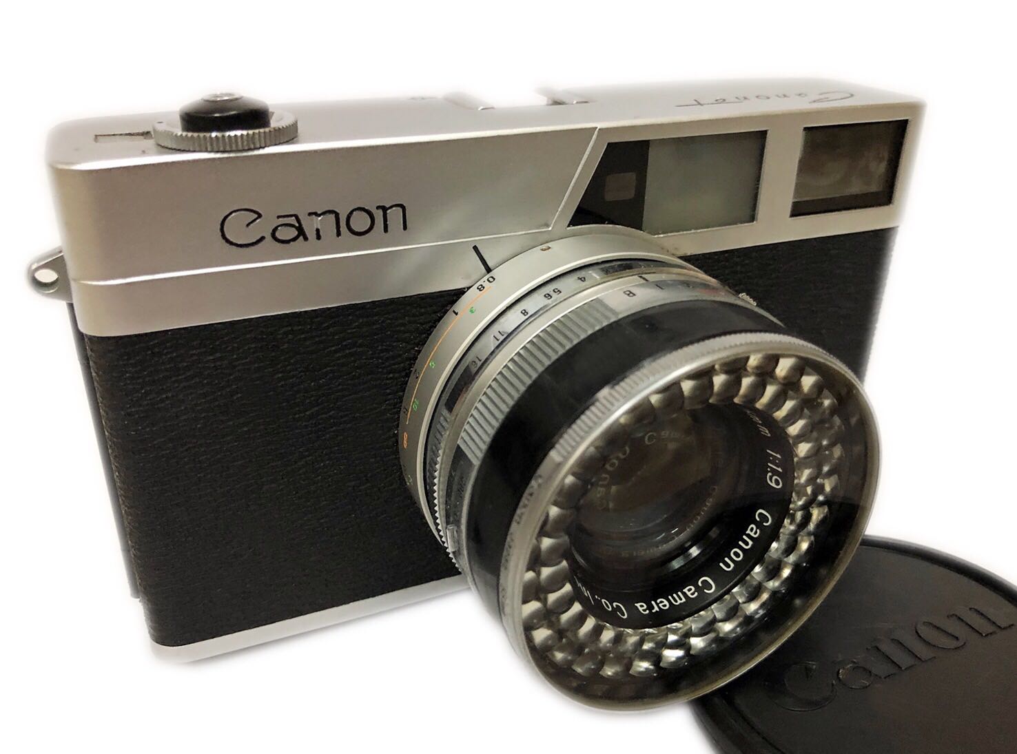 Canon Canonet with SE 45mm f1.9 lens, Photography, Cameras on Carousell
