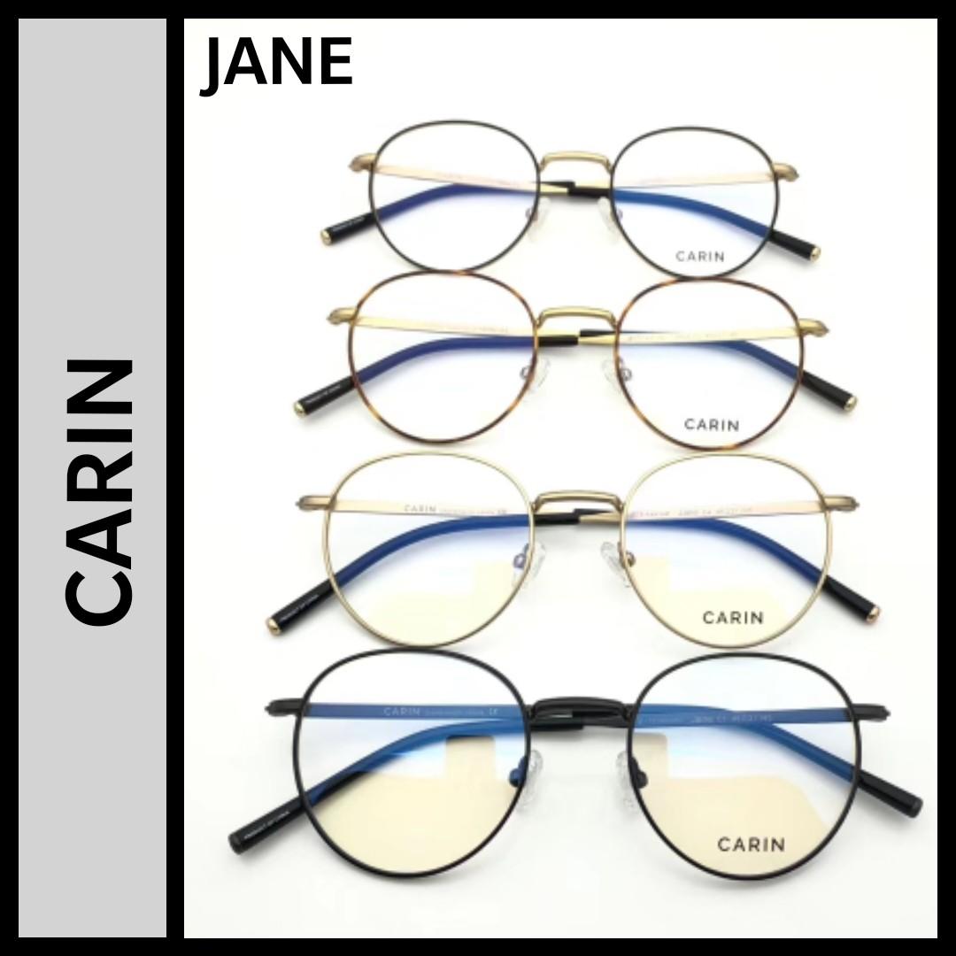 Carin Jane B titanium frame glasses, 女裝, 手錶及配件, 眼鏡 - Carousell