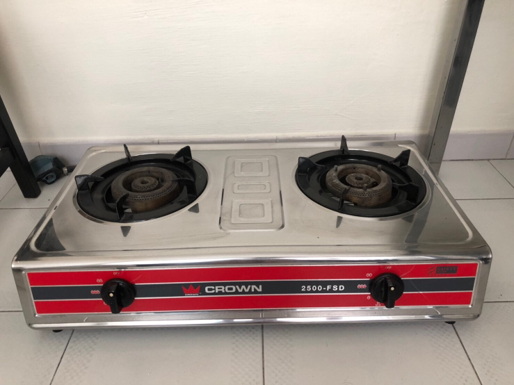CROWN gas stove - 2 burner 2500-FSD, TV & Home Appliances, Kitchen ...