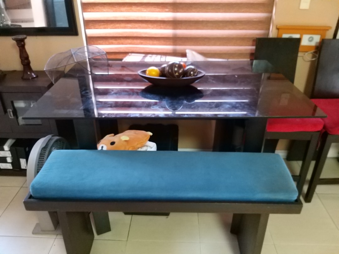 Customized 8-seater YAKAL BAR TYPE Dining Set, Furniture & Home Living ...