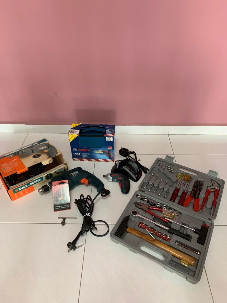 Electrical Power Tools and Tools Box Set, Everything Else on Carousell