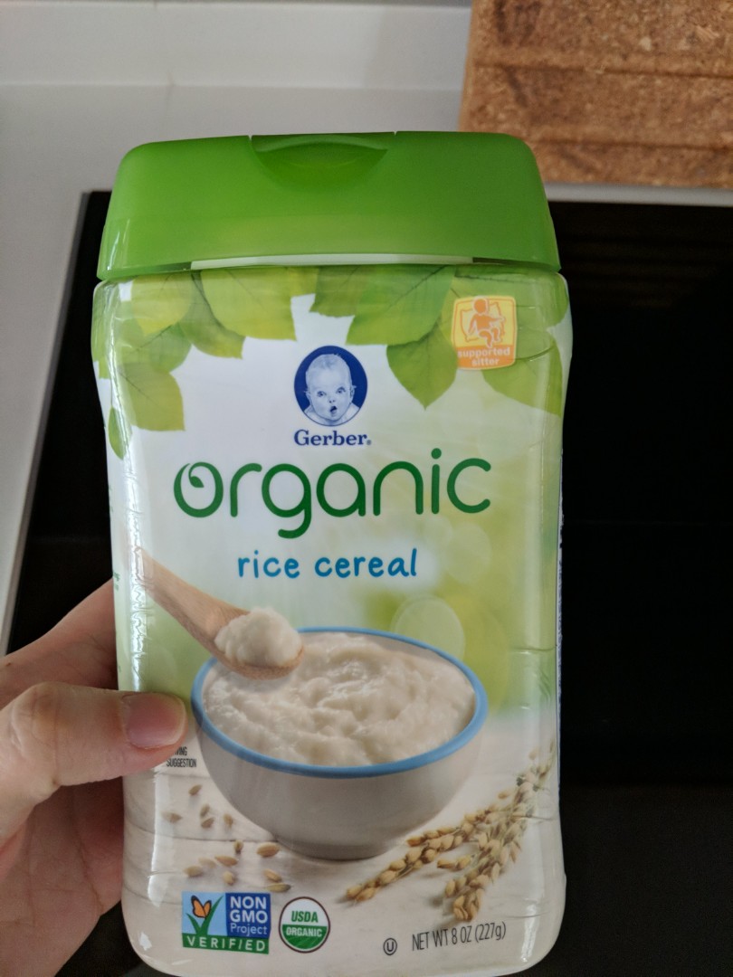 Gerber organic rice cereal, Babies & Kids, Nursing & Feeding, Weaning ...