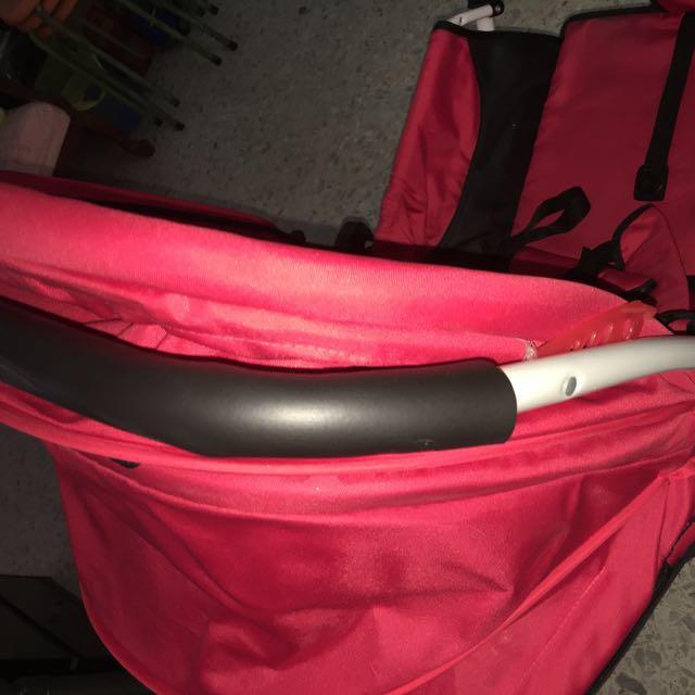 Giant Red Pram., Babies & Kids, Going Out, Strollers on Carousell