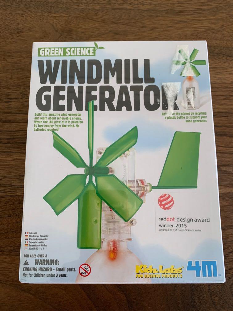 Green science windmill generator, Hobbies & Toys, Toys & Games on Carousell