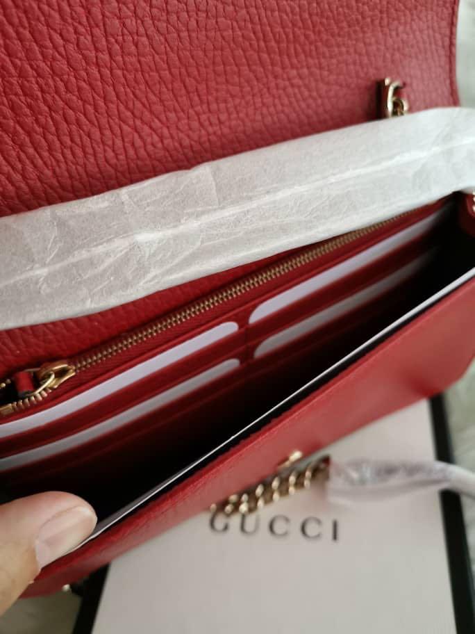 Gucci WOC red, Luxury, Bags & Wallets on Carousell