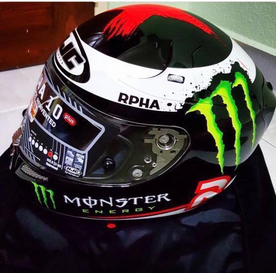 HJC RPHA 10 Full Face Helmet, Motorcycles, Motorcycle Apparel on Carousell