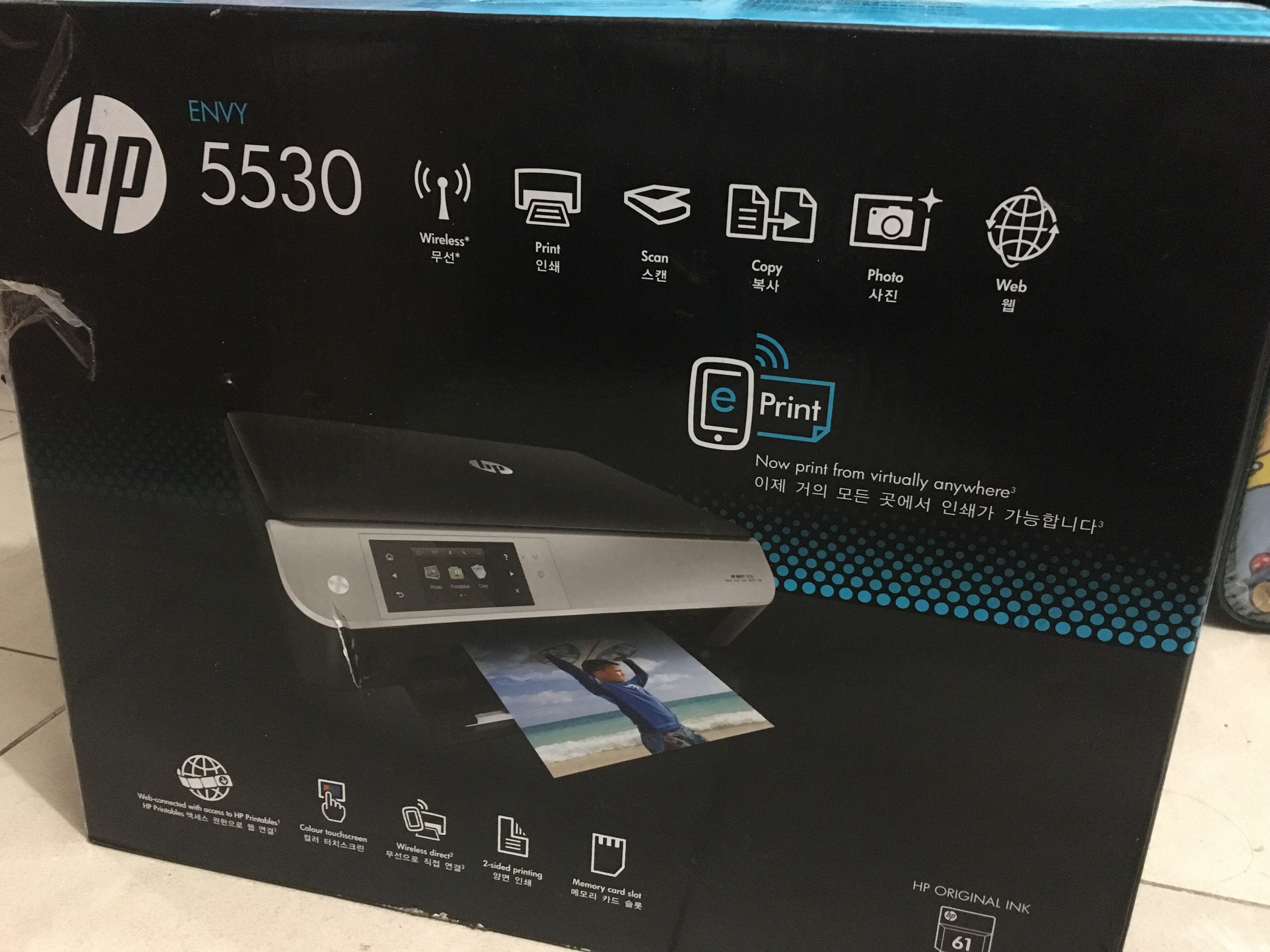 HP Envy 5530 printer, 電腦＆科技, 打印機及影印機 - Carousell