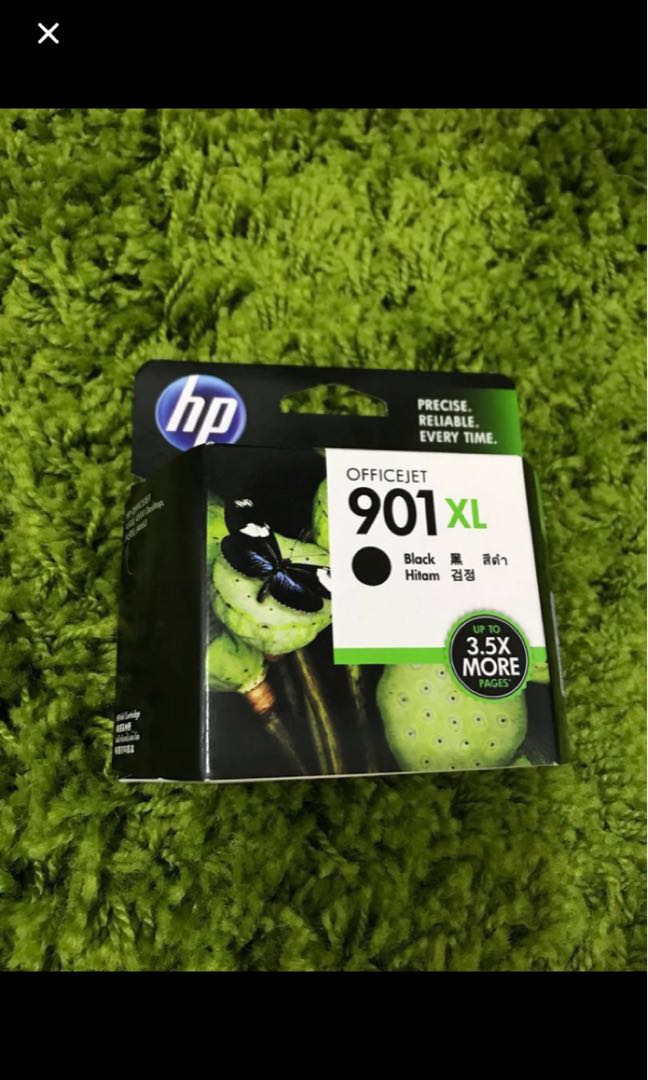 HP original cartridge OFFICEJET 901 XL black, Electronics, Computer ...