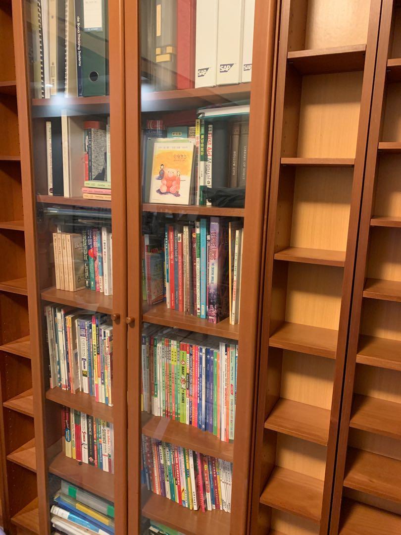 IKEA Billy Bookcase + 4 CD racks, Furniture & Home Living, Furniture ...