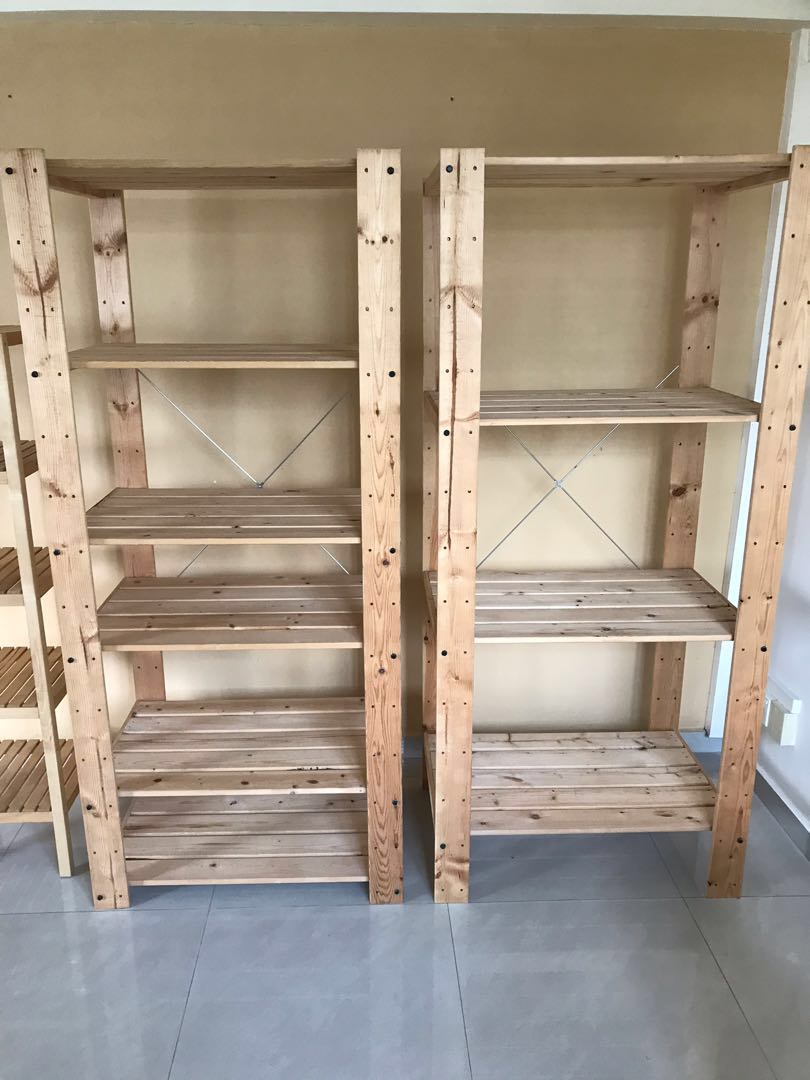 Ikea Hejne shelves x 2, Furniture & Home Living, Furniture, Shelves ...