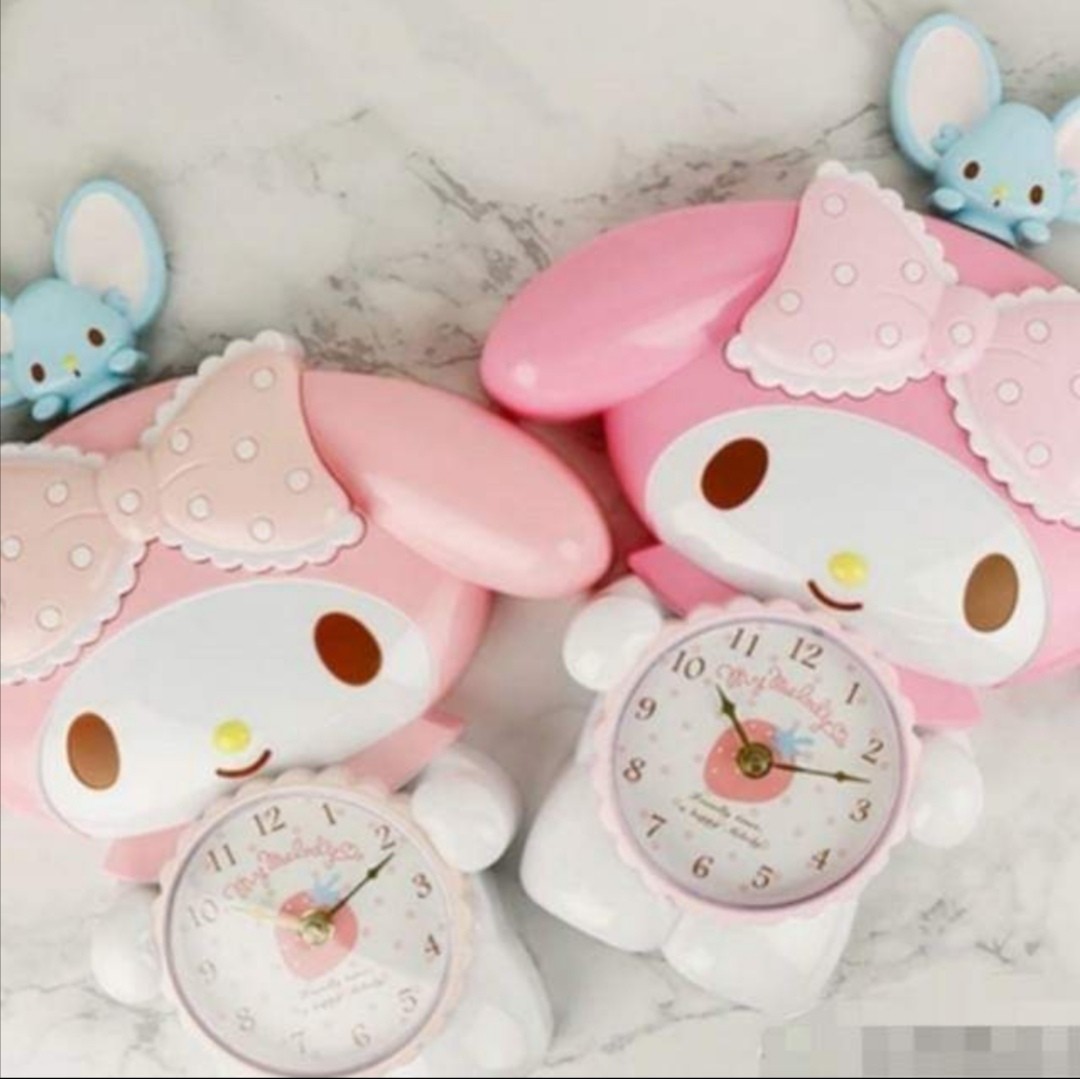 [Instock] My Melody Wall Clock, Everything Else on Carousell