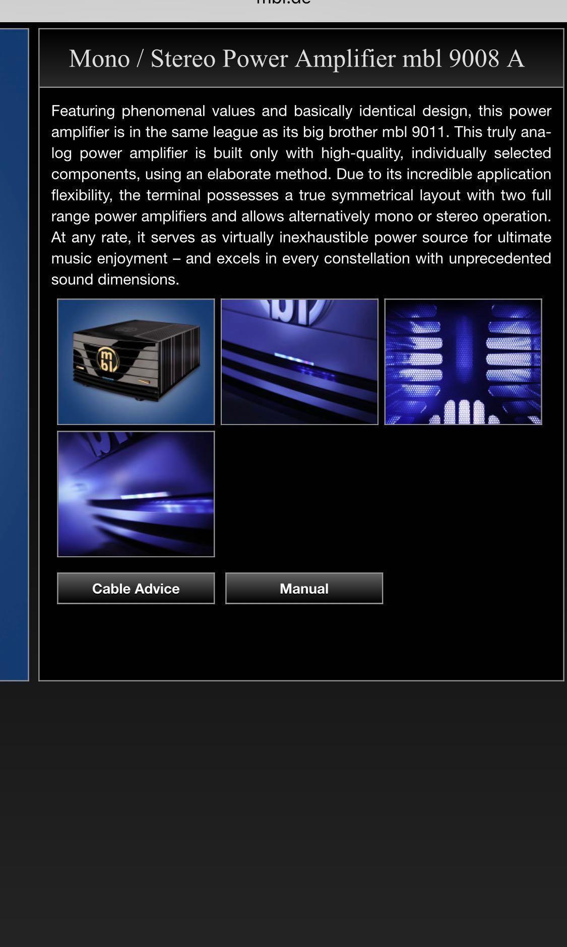 Mbl 9008A Amplifier (mono), Audio, Other Audio Equipment on Carousell