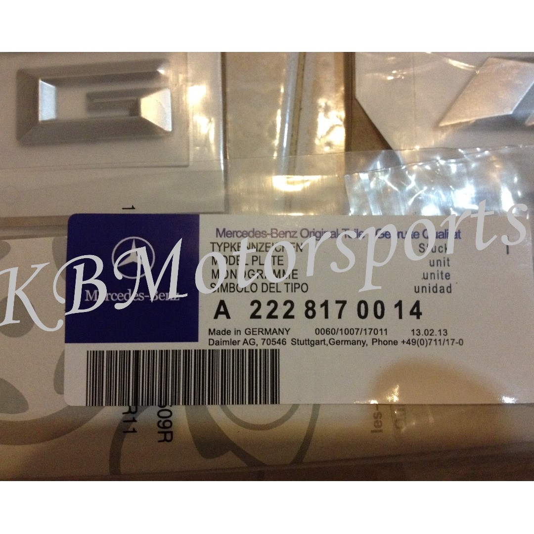 Mercedes Benz AMG Logo Emblem, Car Accessories, Accessories on Carousell