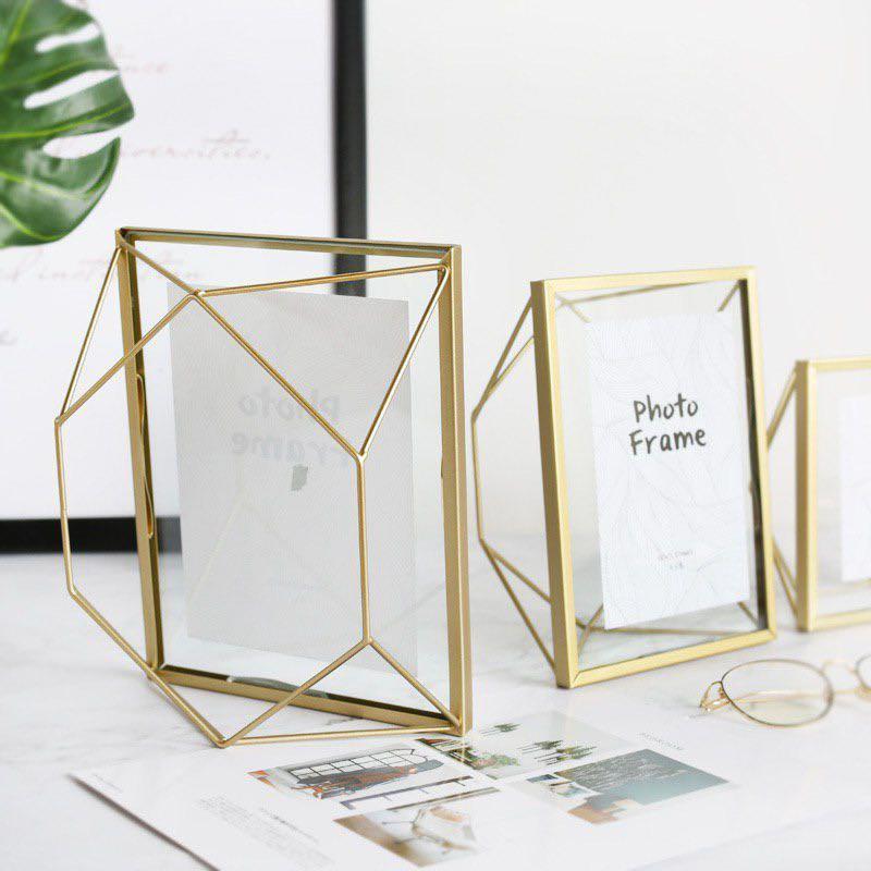 Metal Glass Photo Frame, Furniture & Home Living, Home Decor, Frames ...