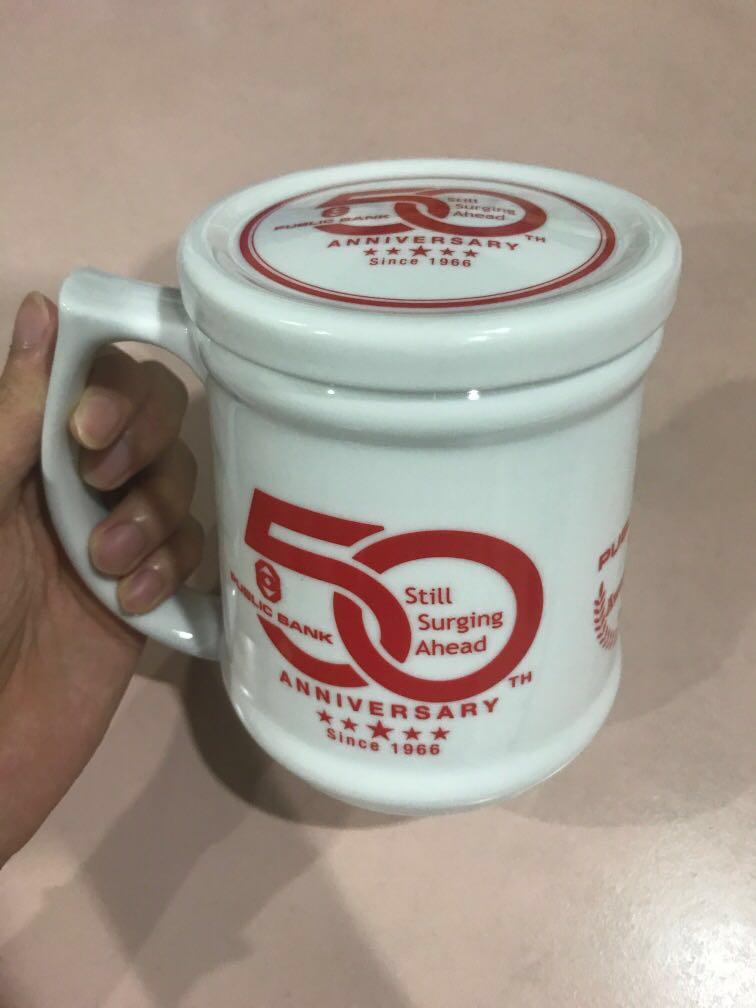 Public Bank Anniversary Mug, Furniture & Home Living, Kitchenware ...