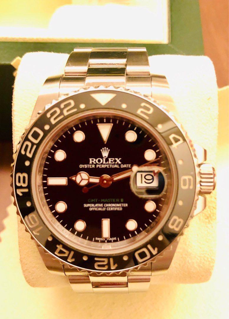 Rolex GMT2 Ceramic, Luxury, Watches on Carousell