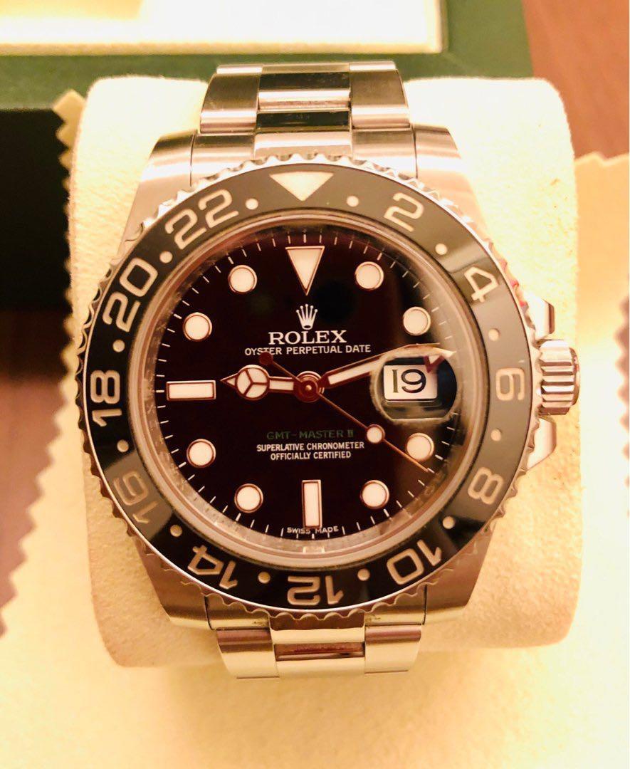 Rolex GMT2 Ceramic, Luxury, Watches on Carousell