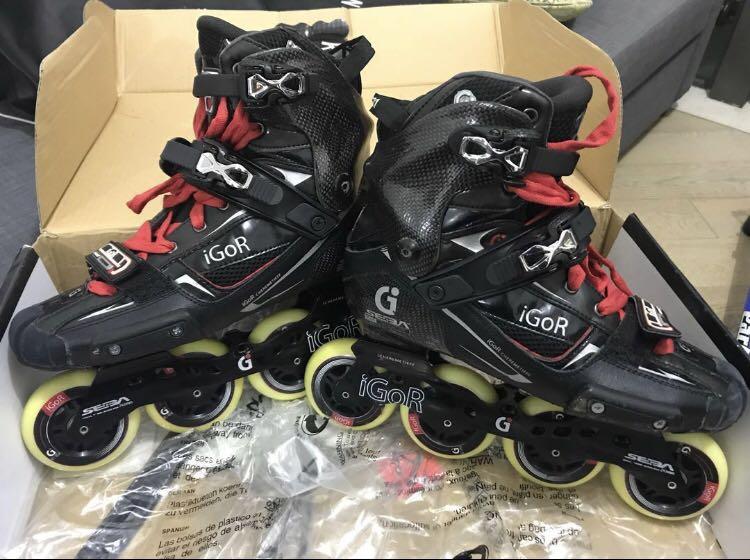 SEBA IGoR carbon fibre in-line skate, Sports Equipment, Sports & Games ...