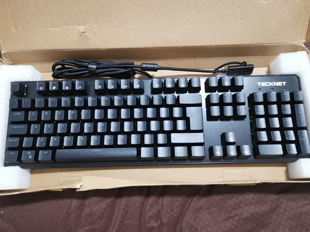 TeckNet UK Layout Mechanical Gaming Keyboard, Computers & Tech, Parts ...