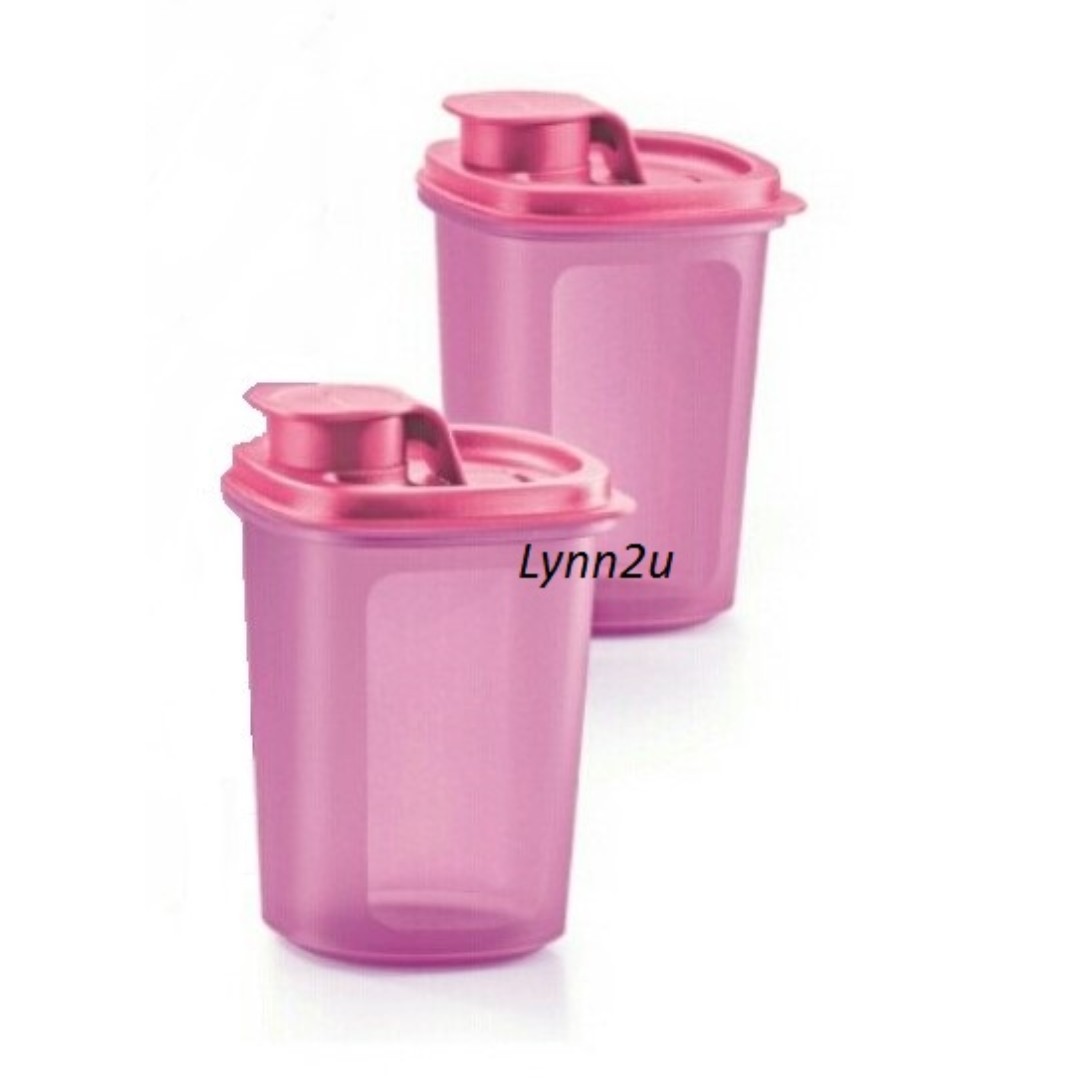 Tupperware Smart Saver (2) 440ml - Pink, Furniture & Home Living ...