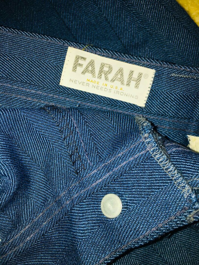 Vintage FARAH press button no.1, Men's Fashion, Bottoms, Trousers on ...