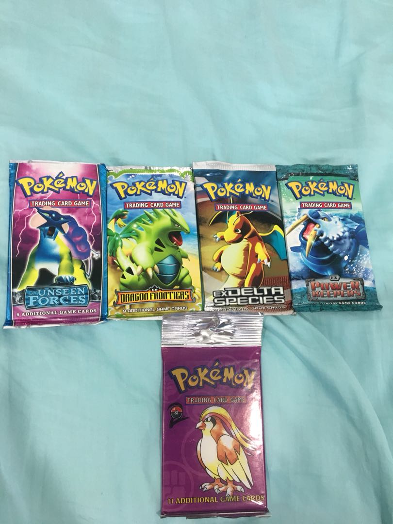 Vintage pokemon booster packs, Hobbies & Toys, Toys & Games on Carousell