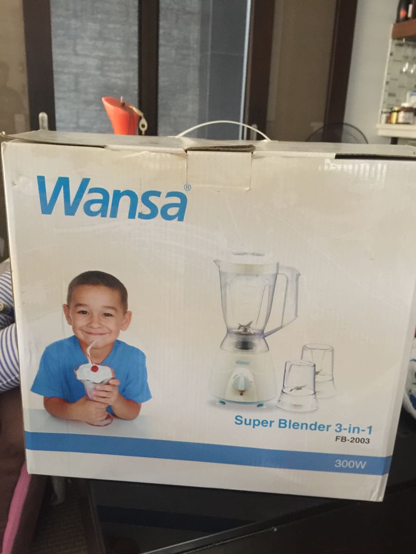 Wansa blender, TV & Home Appliances, Kitchen Appliances, Juicers, Blenders & Grinders on Carousell