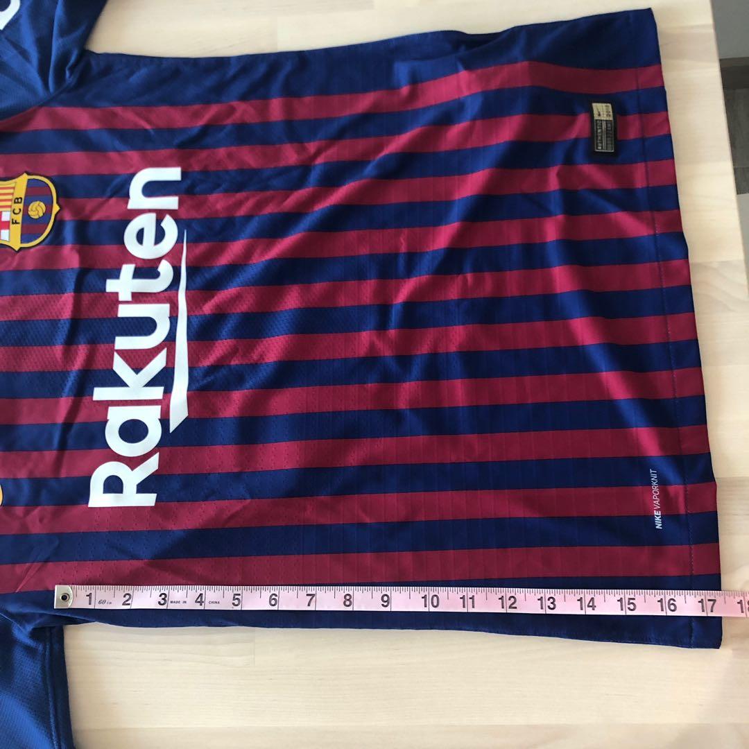 Authentic 2018/19 FC Barcelona kit Messi #10 (size small), Men's ...