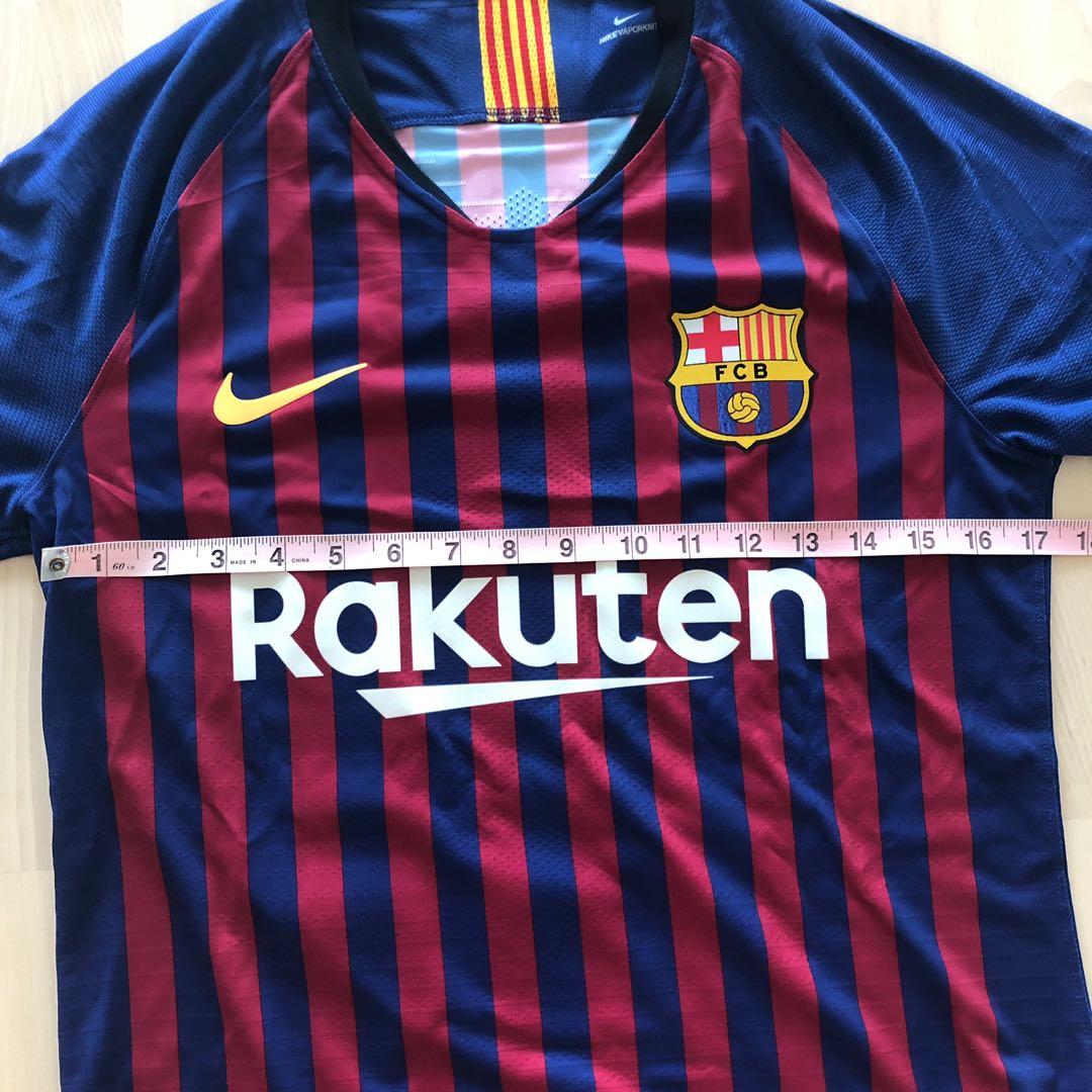 Authentic 2018/19 FC Barcelona kit Messi #10 (size small), Men's ...
