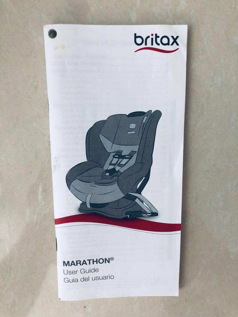 Britax Marathon Car Seat, Babies & Kids, Going Out, Car Seats on Carousell