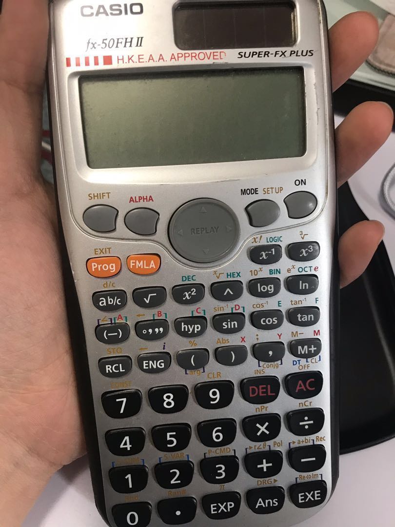 Casio fx-50FH II, 興趣及遊戲, 手作＆自家設計, 文具 - Carousell