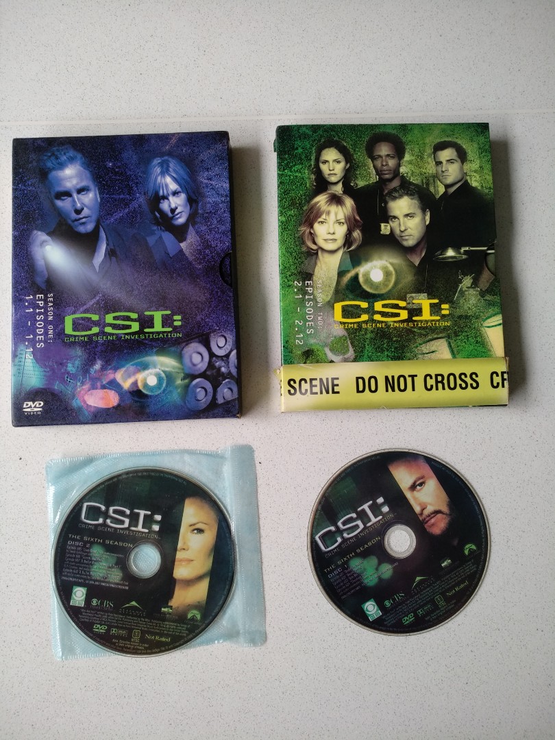 CSI DVD Set Season One Season Two, Hobbies & Toys, Music & Media, CDs ...