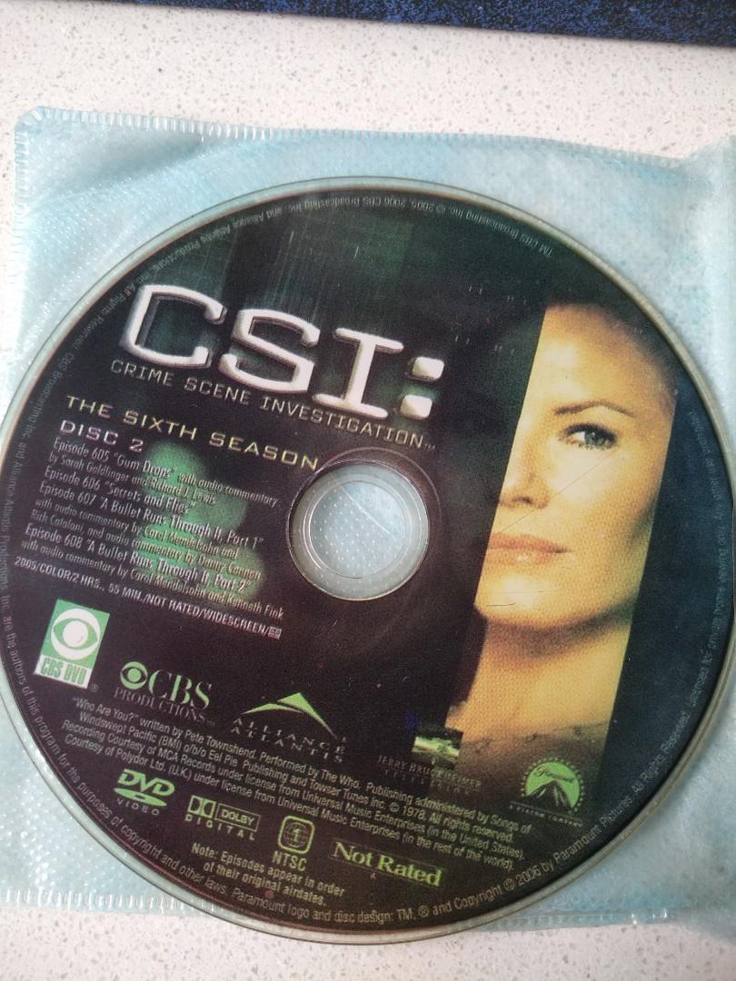 CSI DVD Set Season One Season Two, Hobbies & Toys, Music & Media, CDs ...