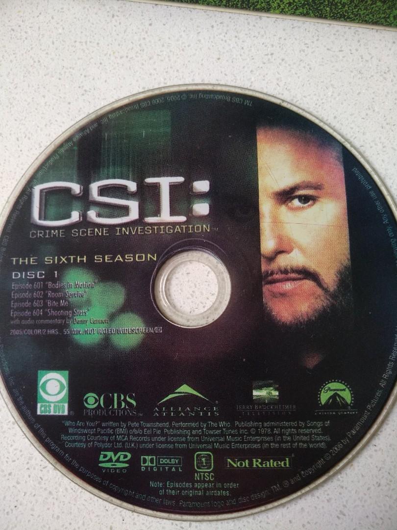 CSI DVD Set Season One Season Two, Hobbies & Toys, Music & Media, CDs ...