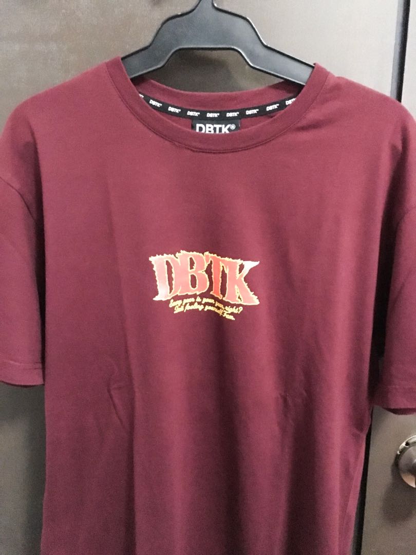 DBTK Maroon, Men's Fashion, Tops & Sets, Formal Shirts on Carousell
