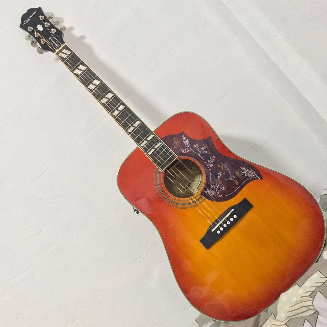 Epiphone HummingBird Pro, Hobbies & Toys, Music & Media, Musical ...