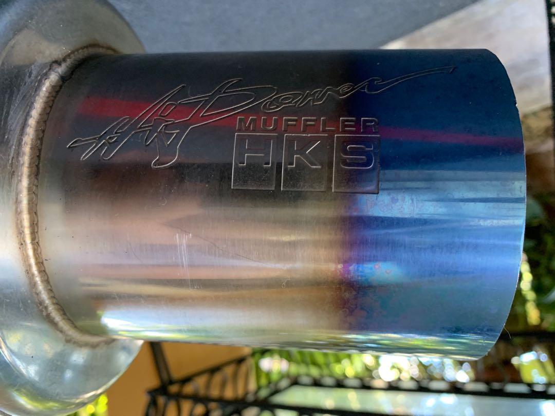 HKS Hi Power Muffler, Car Parts & Accessories on Carousell