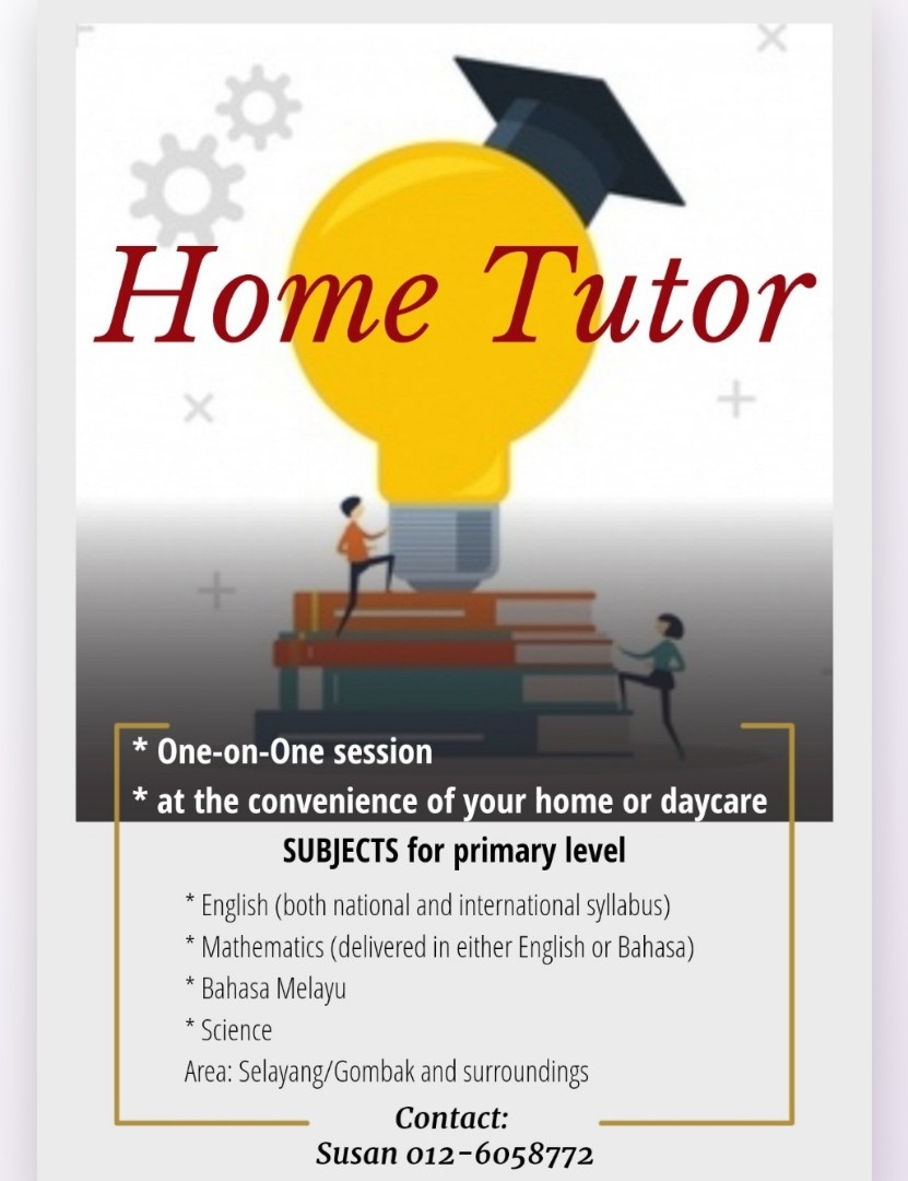Home Tutor / Private Tutor, Services, Tuition on Carousell