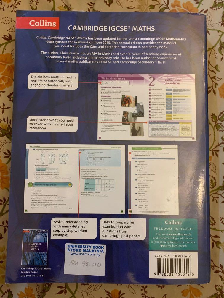 Igcse maths textbook, Hobbies & Toys, Books & Magazines, Textbooks on ...
