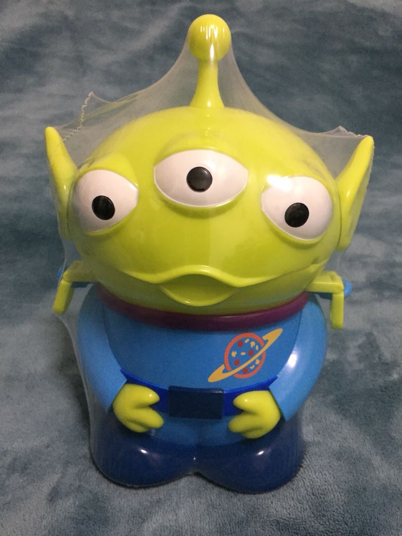 (In stock) HK Disneyland Toy Story Alien Bucket, Hobbies & Toys, Toys ...