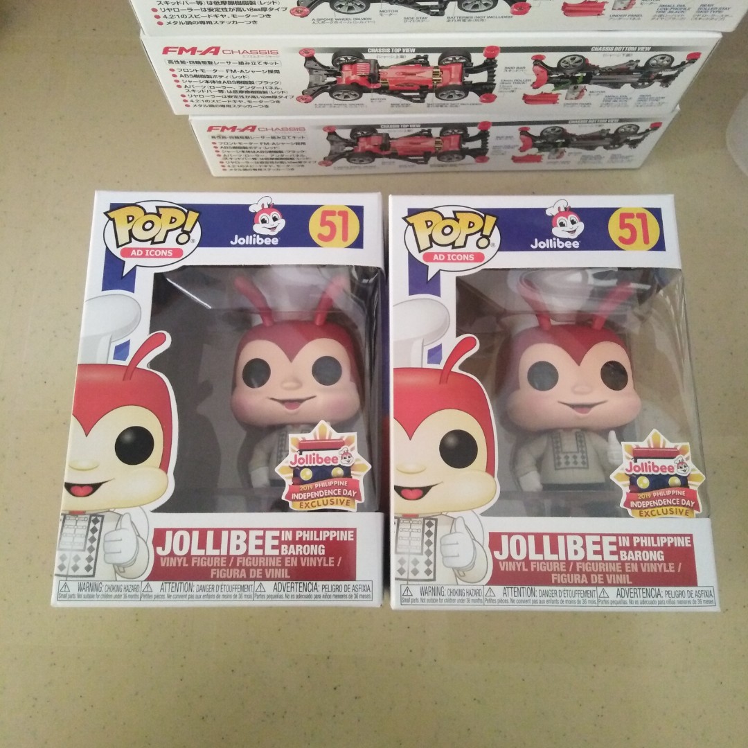 Jollibee barong funko pop, Hobbies & Toys, Toys & Games on Carousell