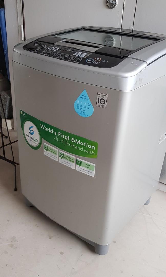 LG 9.5 KG Top Load Washing Machine, TV & Home Appliances, Washing ...