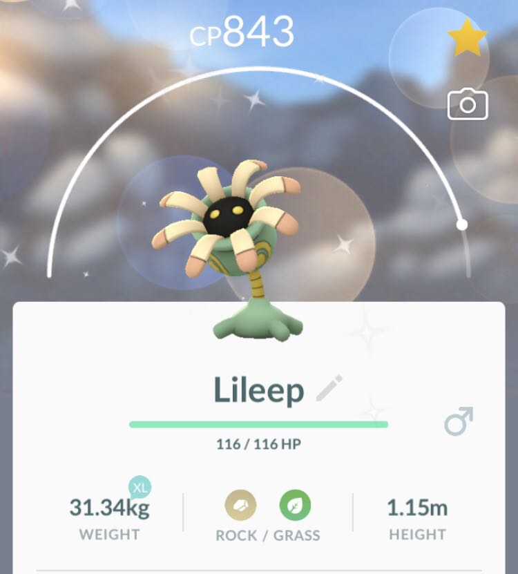 Pokemon go shiny lileep, Video Gaming, Gaming Accessories, Game Gift ...