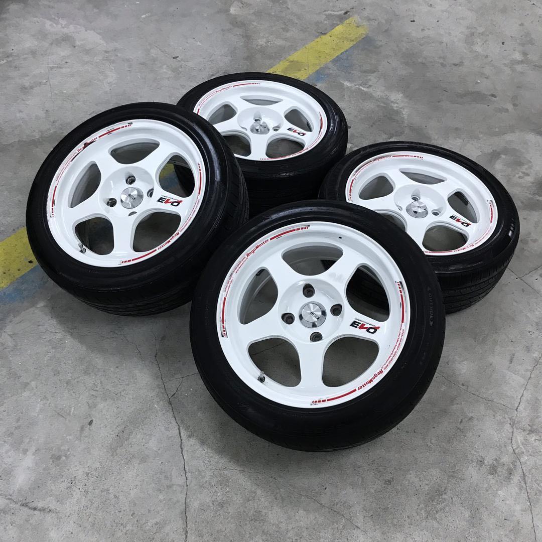 regamaster 16 inch sports rim satria neo tyre 70%, Auto Accessories on ...