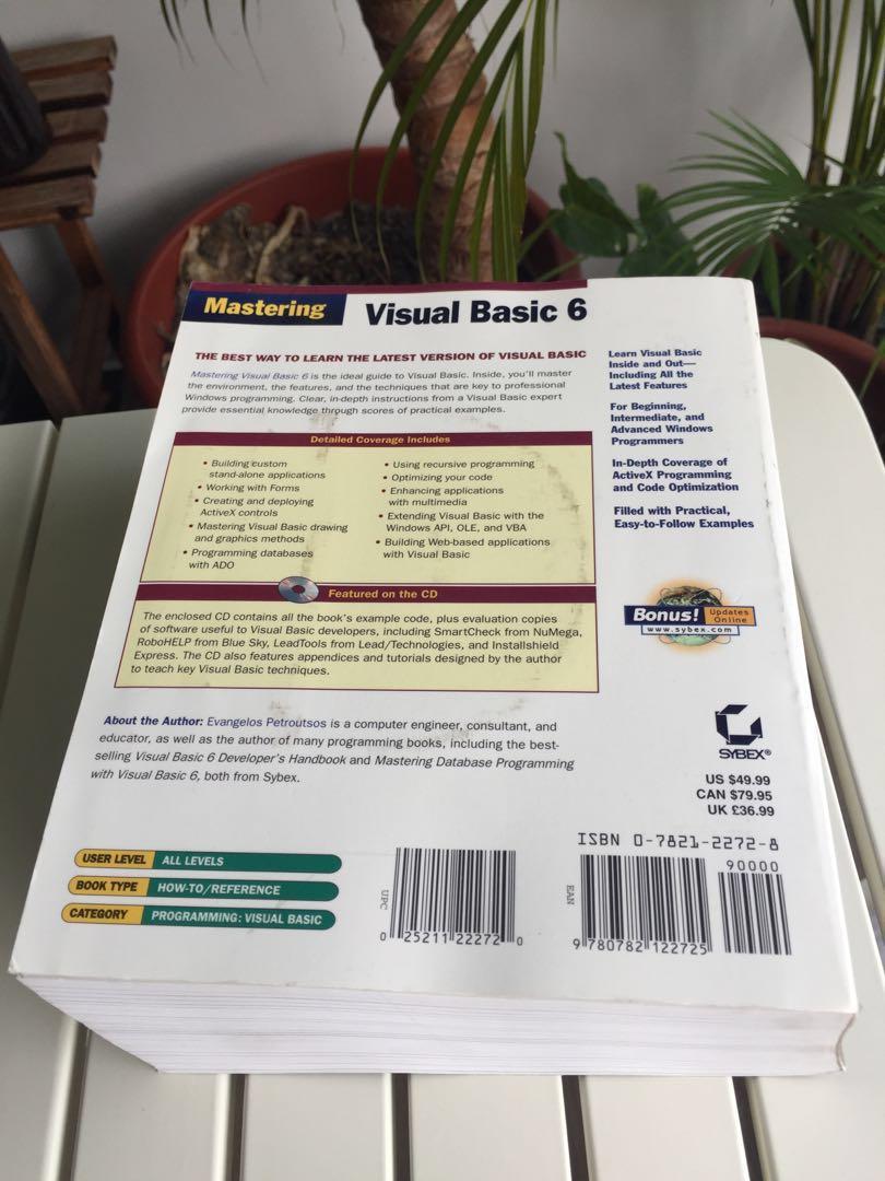 Sale - Mastering Visual Basic 6, Hobbies & Toys, Books & Magazines ...