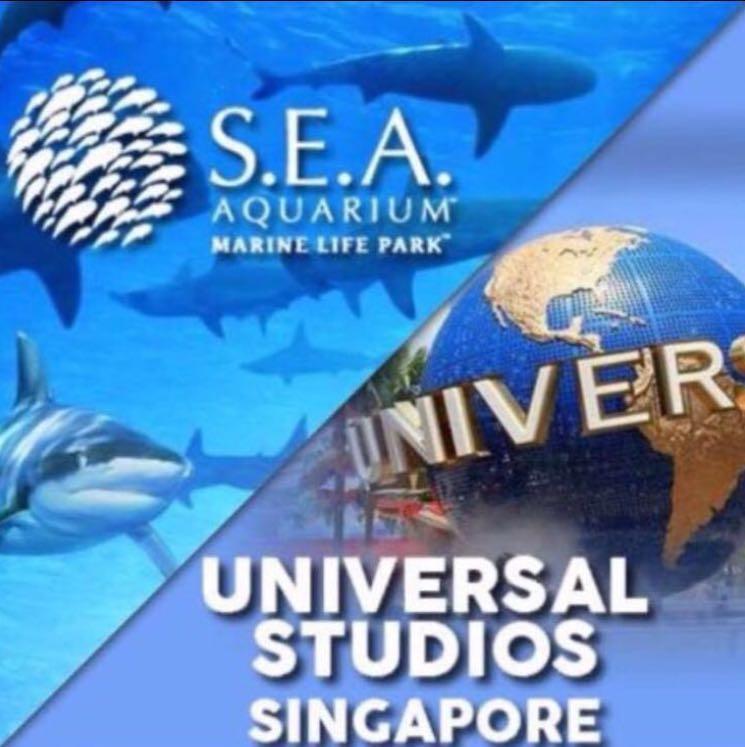 Sentosa Zoo USS SEA ACW River Safari night Jurong bird Trick Eye Museum ...