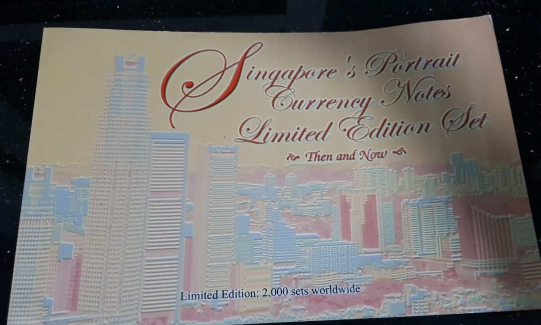 Singapore's potrait currency notes limited edition set Then and Now ...