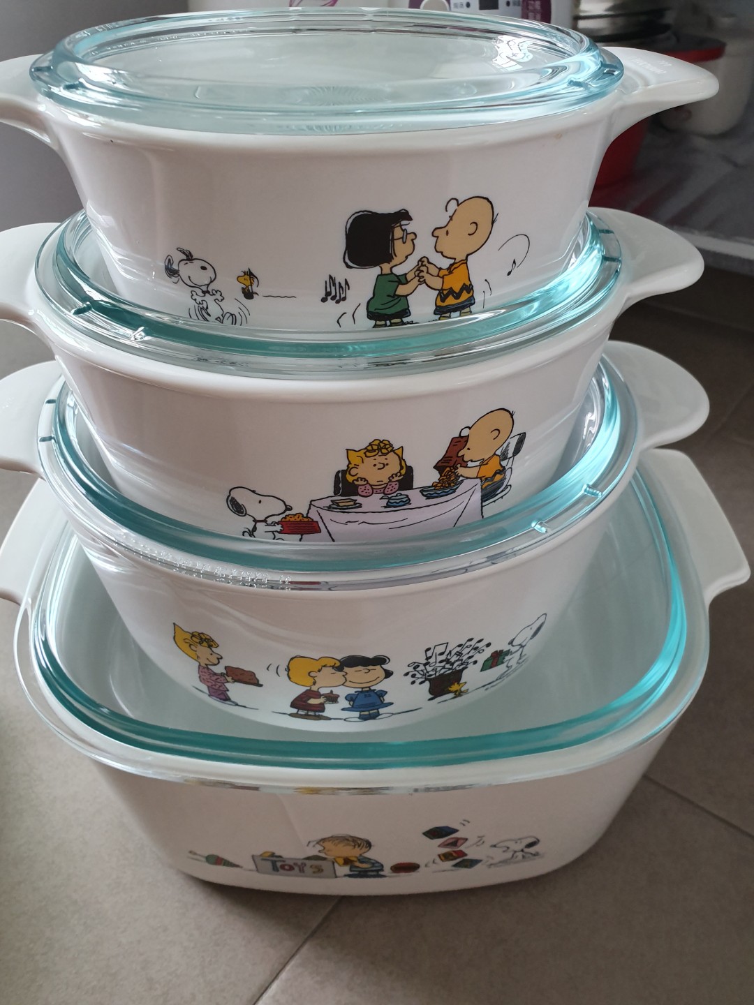 Snoopy corelle, Furniture & Home Living, Kitchenware & Tableware ...