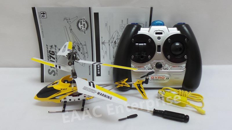 Syma S107G RC Indoor Helicopter 3CH with Gyro Drone, Hobbies & Toys ...